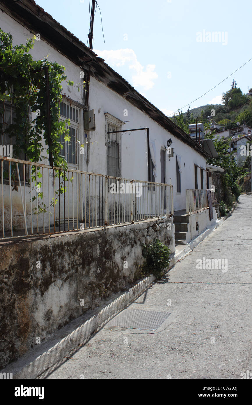 Old traditional Turkish street Stock Photo - Alamy