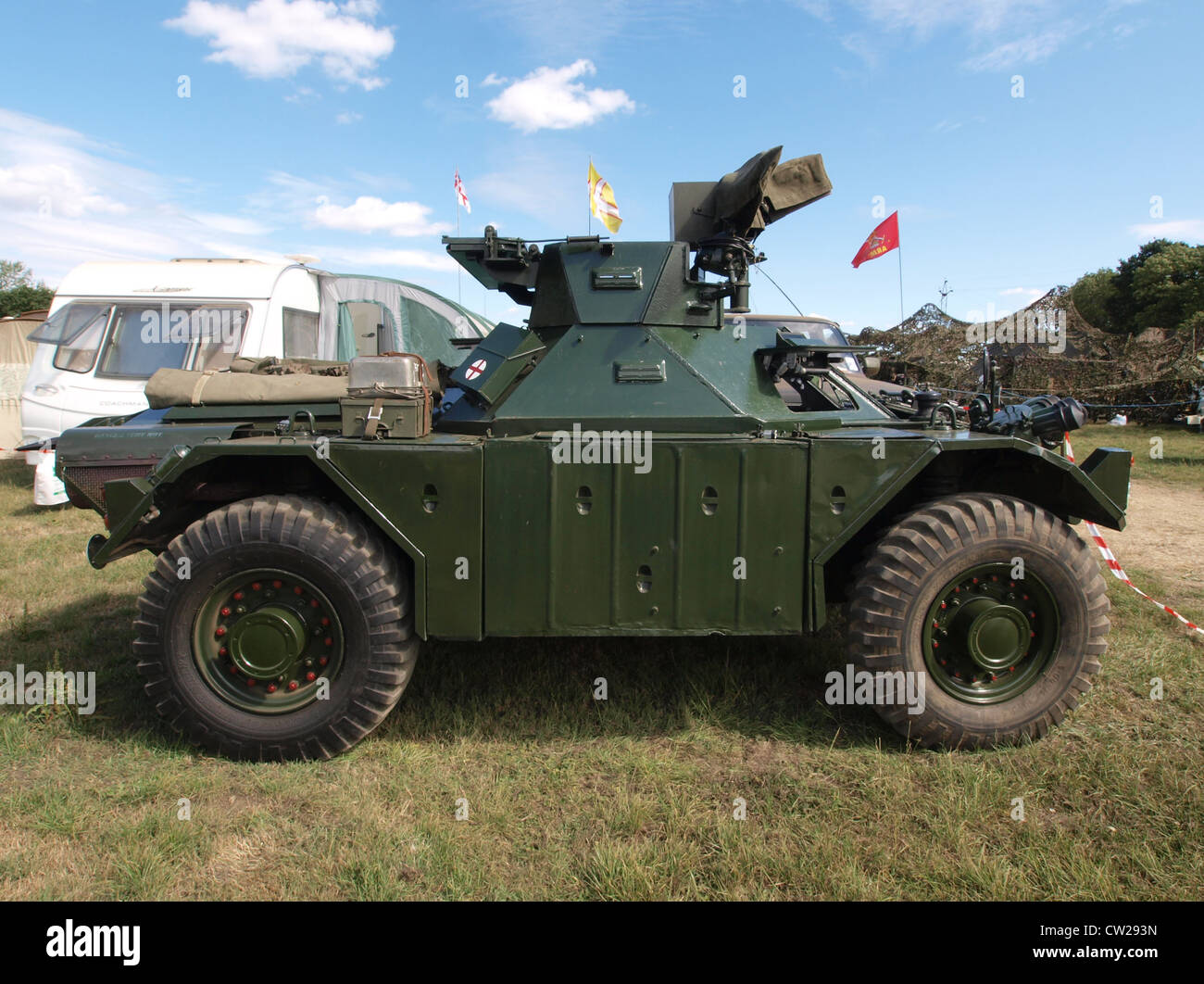 The Daimler Ferret is a British armored reconnaissance vehicle, widely ...