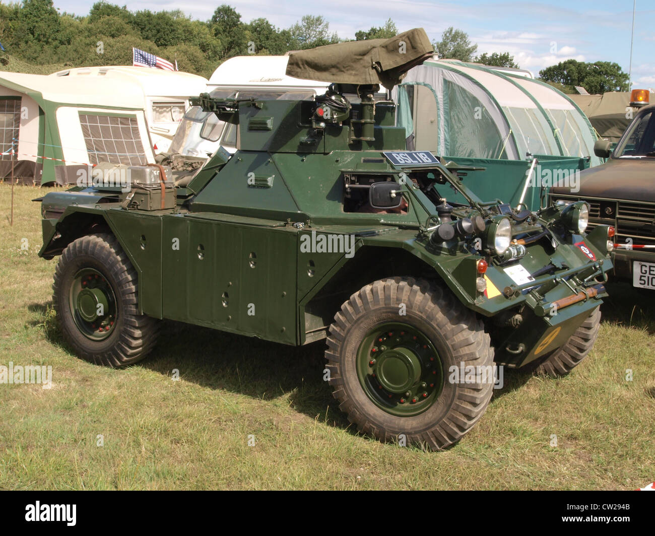 The Daimler Ferret is a British-built armored reconnaissance vehicle ...