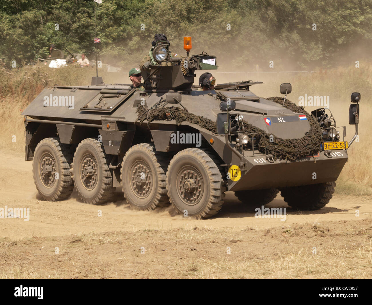 The DAF YP408 is a military armored vehicle used for transport and ...