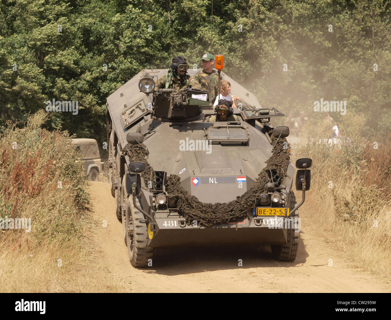 The DAF YP408 is a Dutch military armored vehicle designed for troop ...