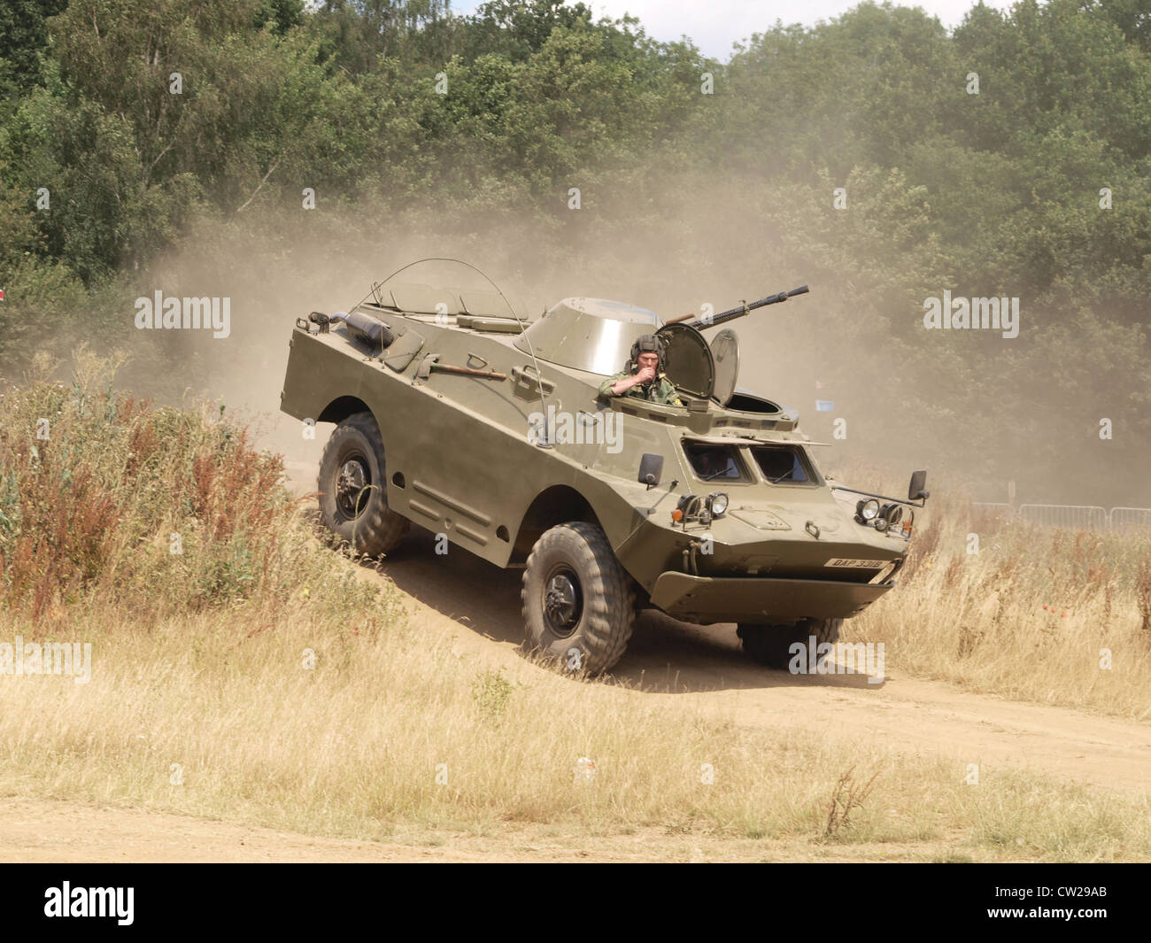 The BRDM-2 is a Soviet amphibious armored reconnaissance vehicle ...