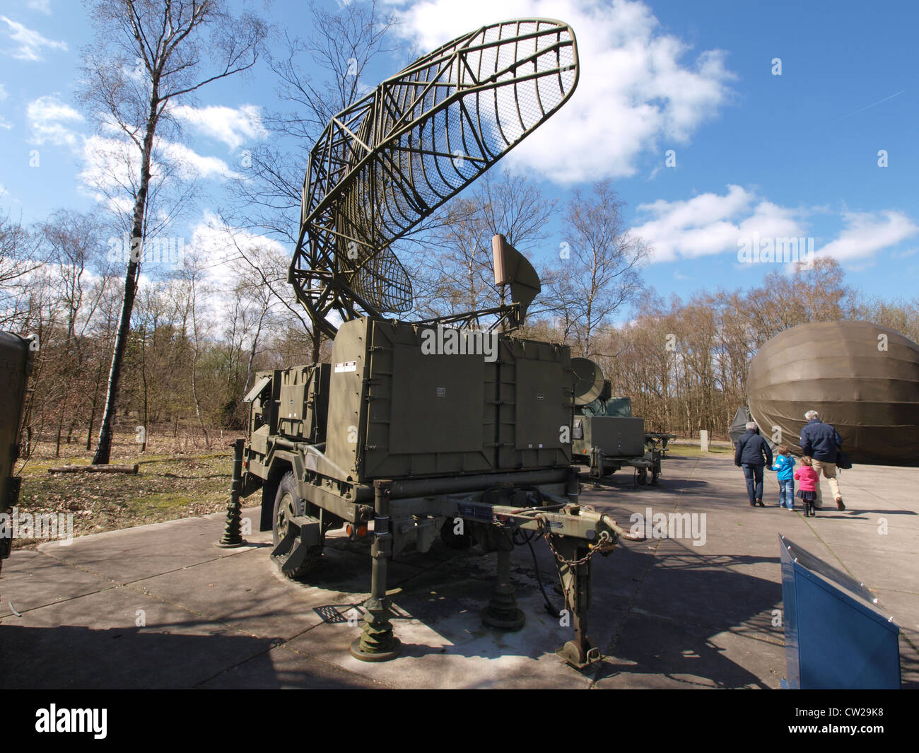 The radar unit displayed at the Soesterberg Museum in the Netherlands ...