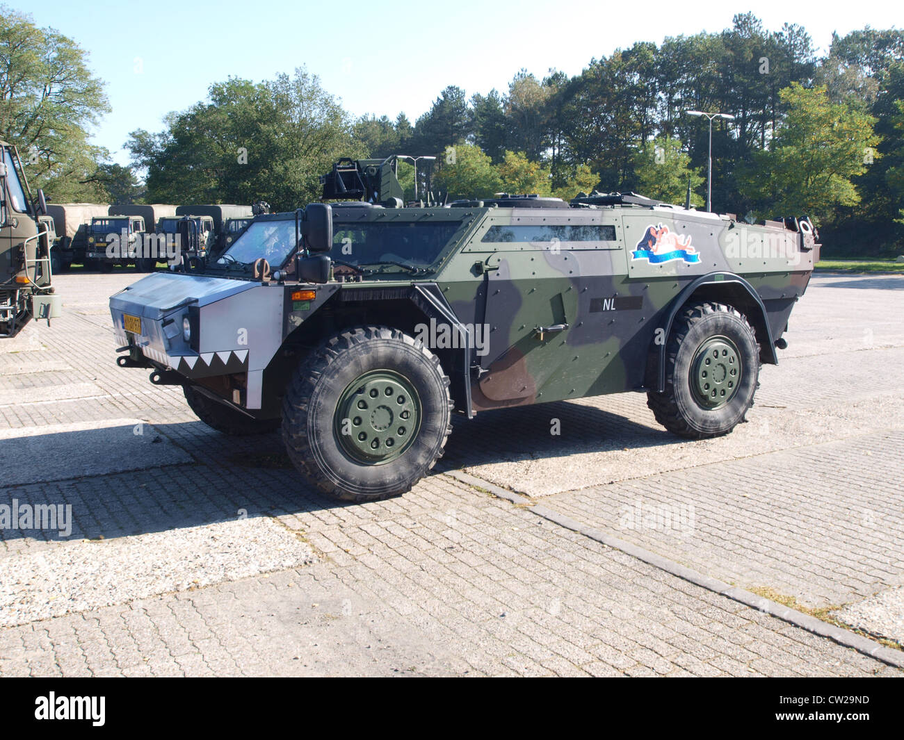 Fennek reconnaissance vehicles are used by the Dutch military for light armored vehicle ...