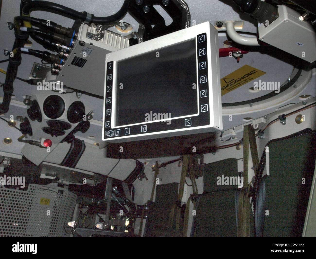 The CV90 NL is a tracked armored vehicle, shown here in Amersfoort ...