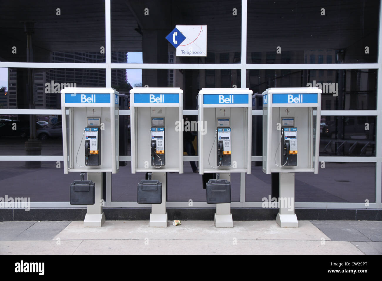Bell Public Telephones Stock Photo - Alamy