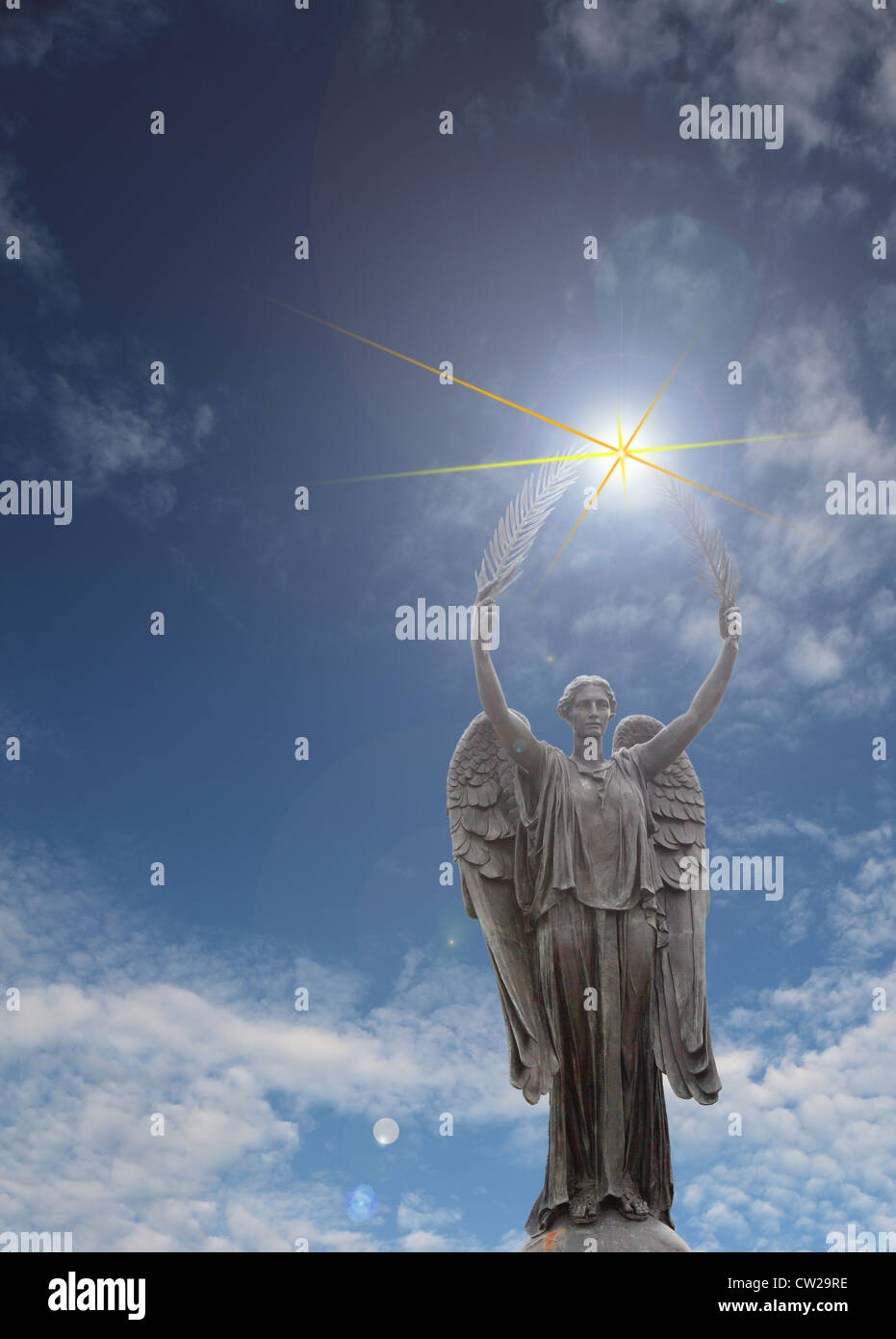 Shining Light Angel High Resolution Stock Photography and Images - Alamy