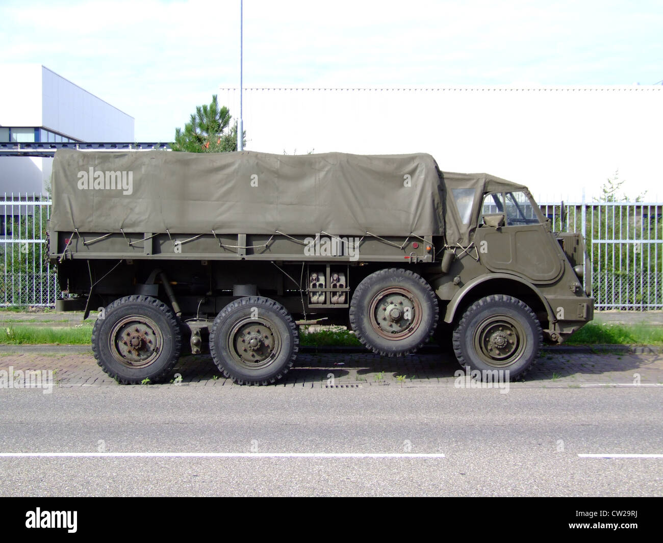 The YA 328 'Dikke Daf' is a military vehicle with heavy armor, designed ...