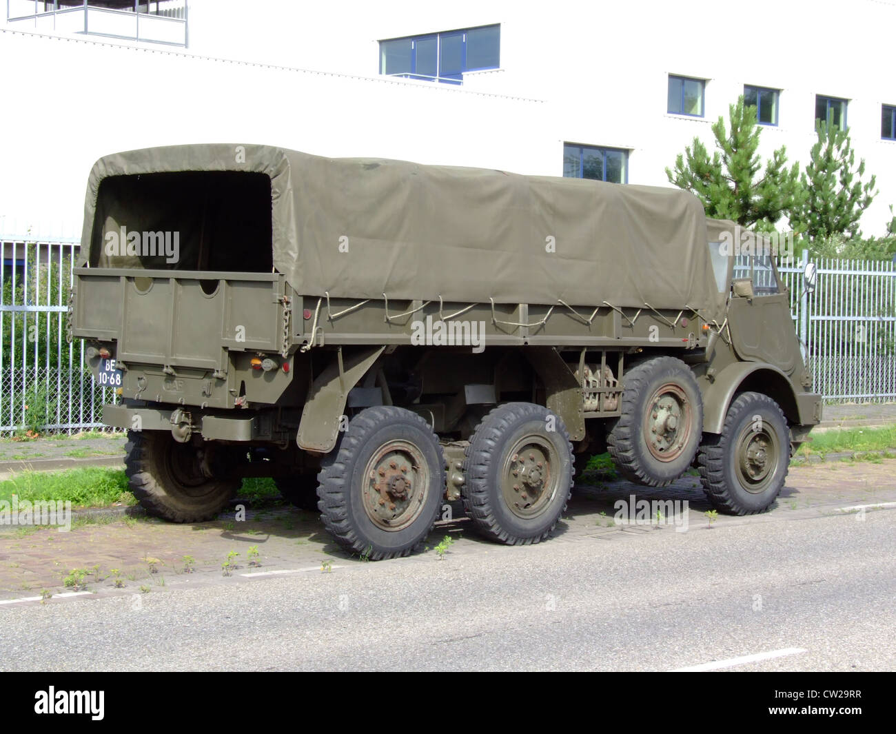 The YA 328 'Dikke Daf' is a heavily armored military vehicle used for ...