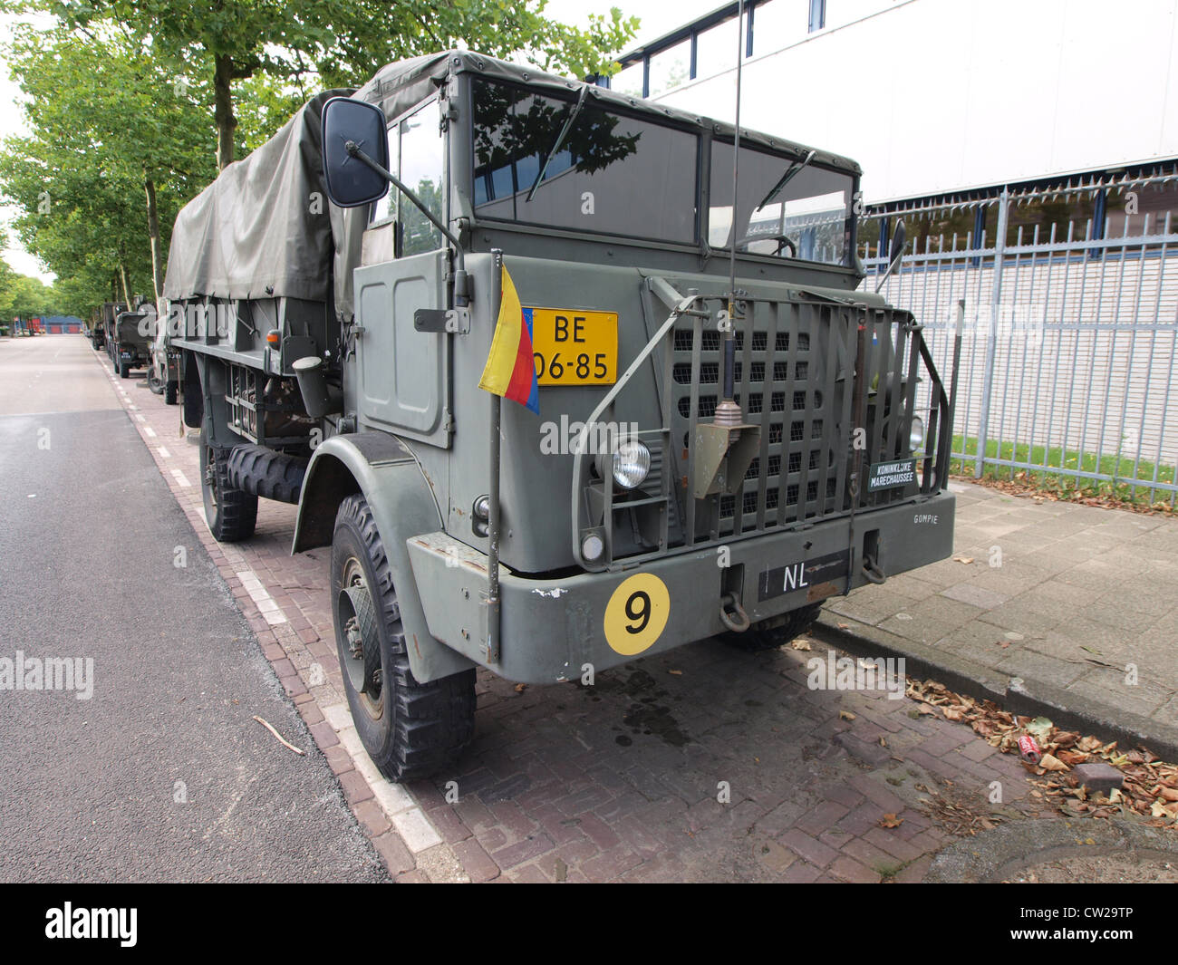 The DAF YA 314 is a military vehicle equipped with heavy armor and ...