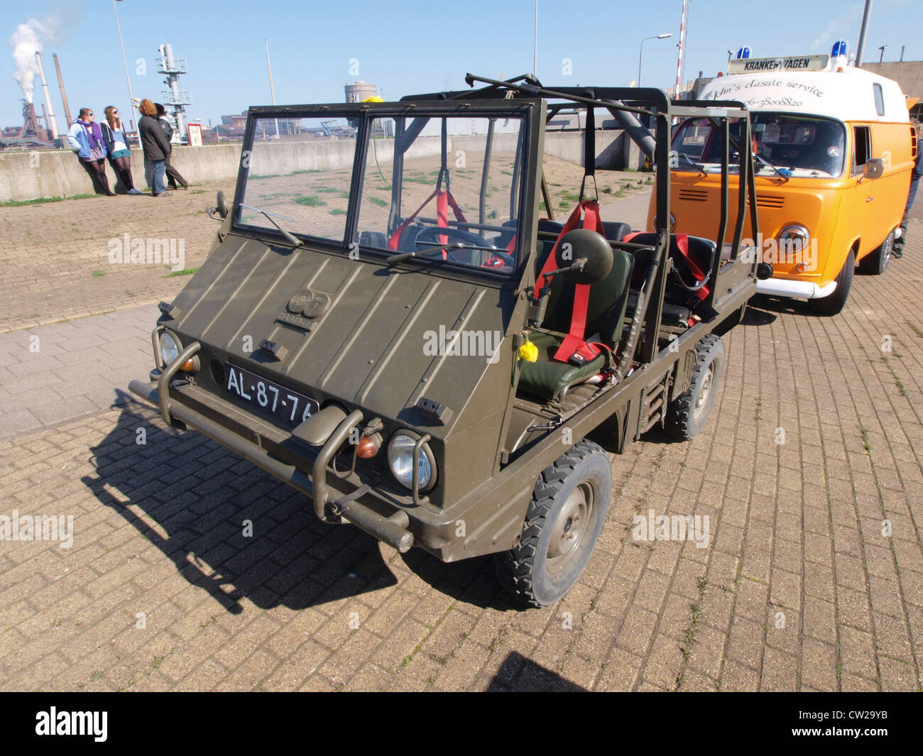 The Steyr Puch Haflinger is a small, four-wheel drive military vehicle ...