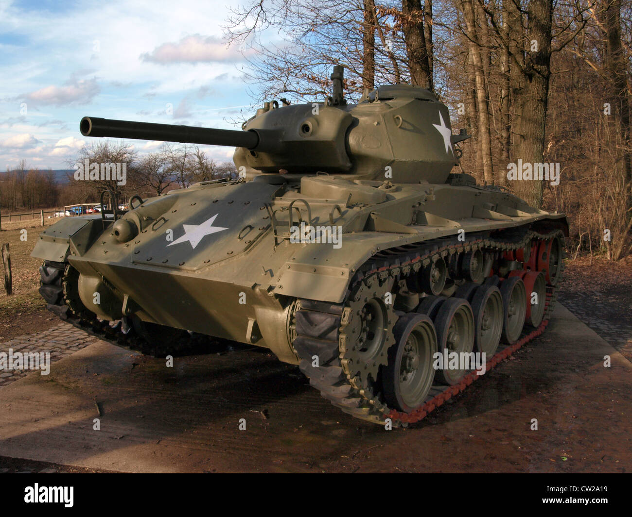 U s m24 light tank hi-res stock photography and images - Alamy