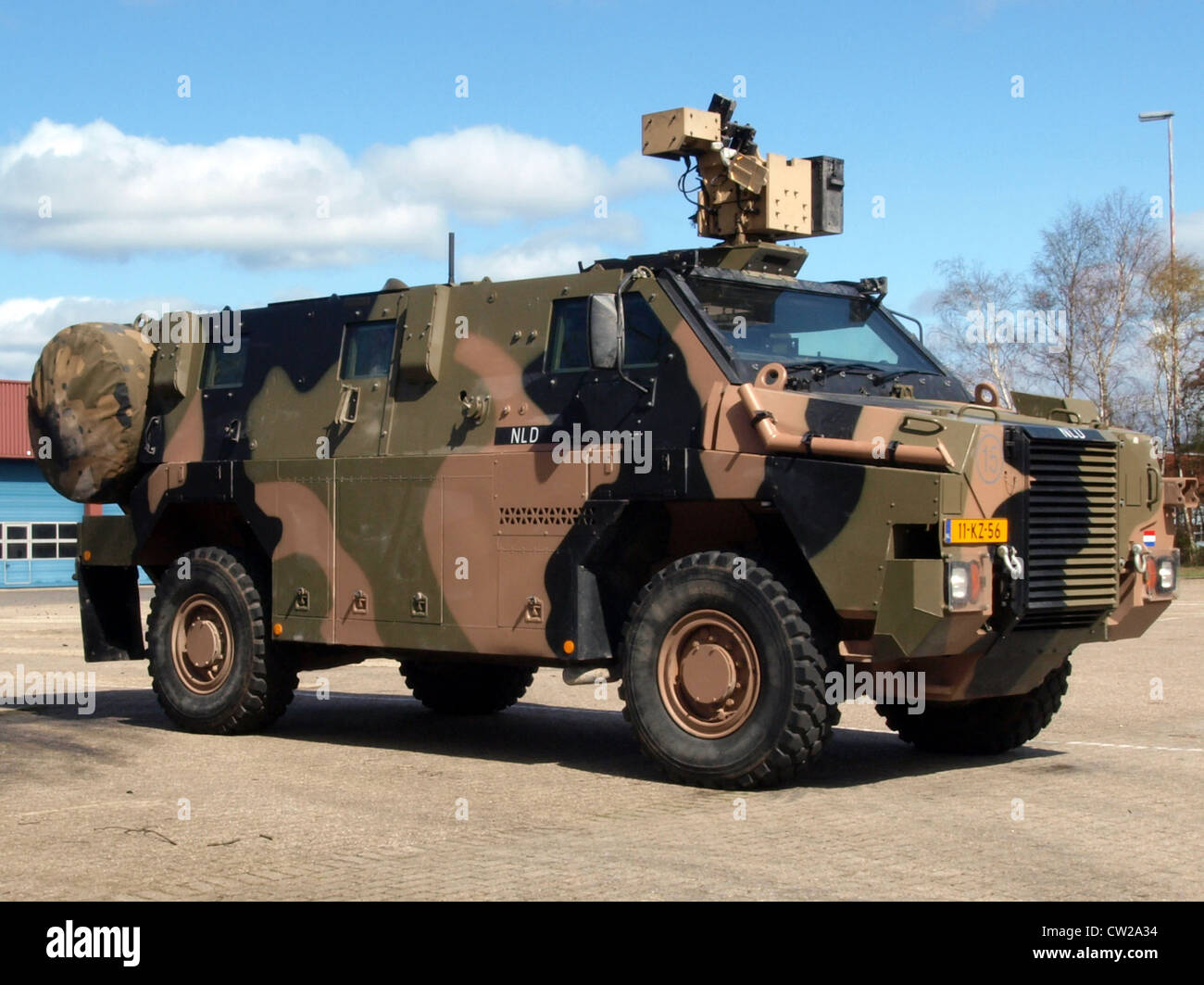 The Bushmaster Armored Protected Vehicle (APV) used by the Royal ...