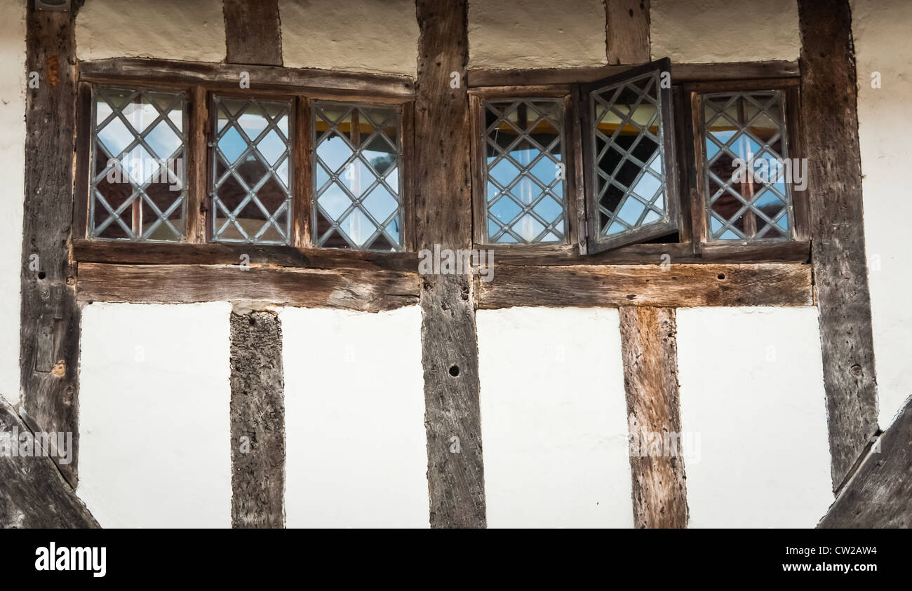 Medieval timber framed house interior hi-res stock photography and ...