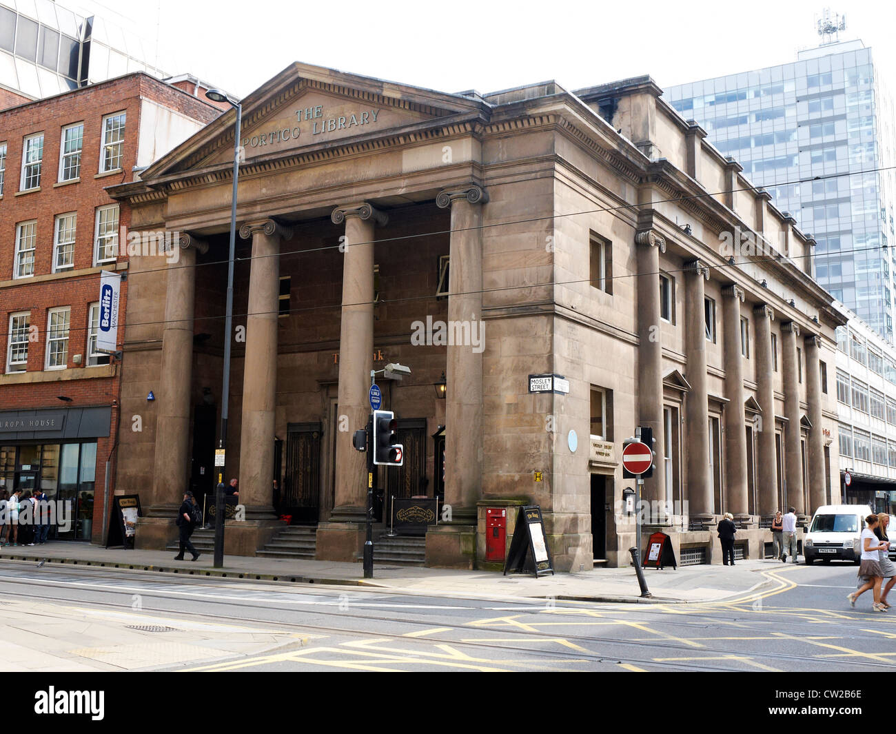 Portico library manchester hi-res stock photography and images - Alamy