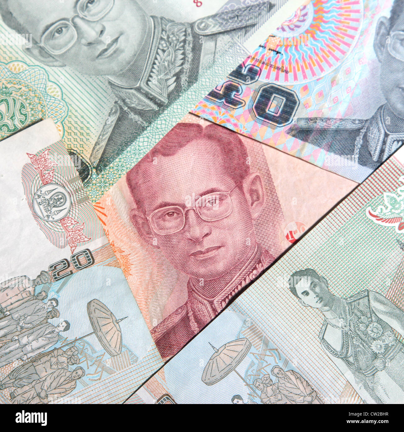 Set of Thailand banknotes Stock Photo - Alamy