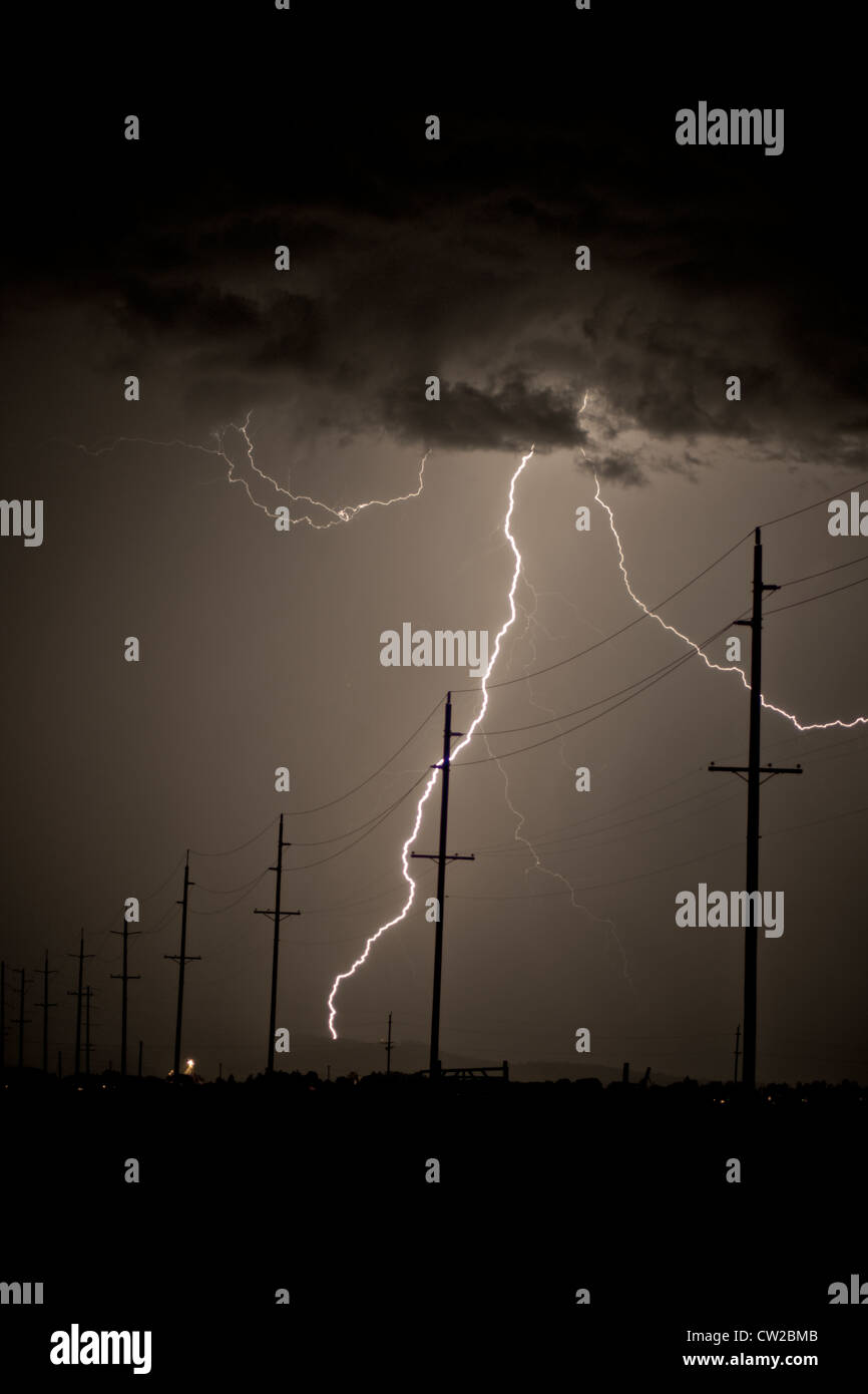 The lighting strike hi-res stock photography and images - Alamy