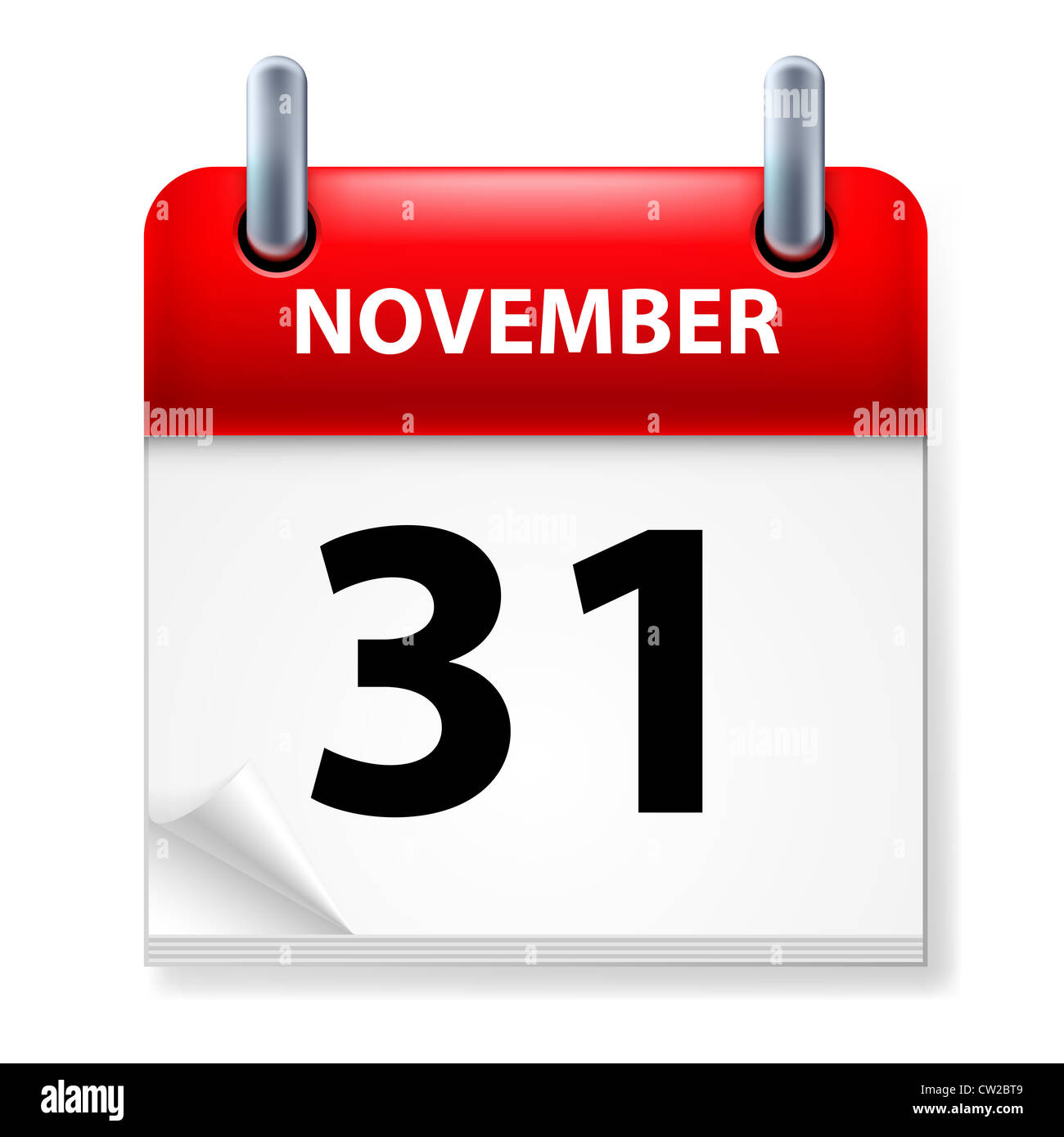 Thirty calendar Cut Out Stock Images & Pictures - Alamy