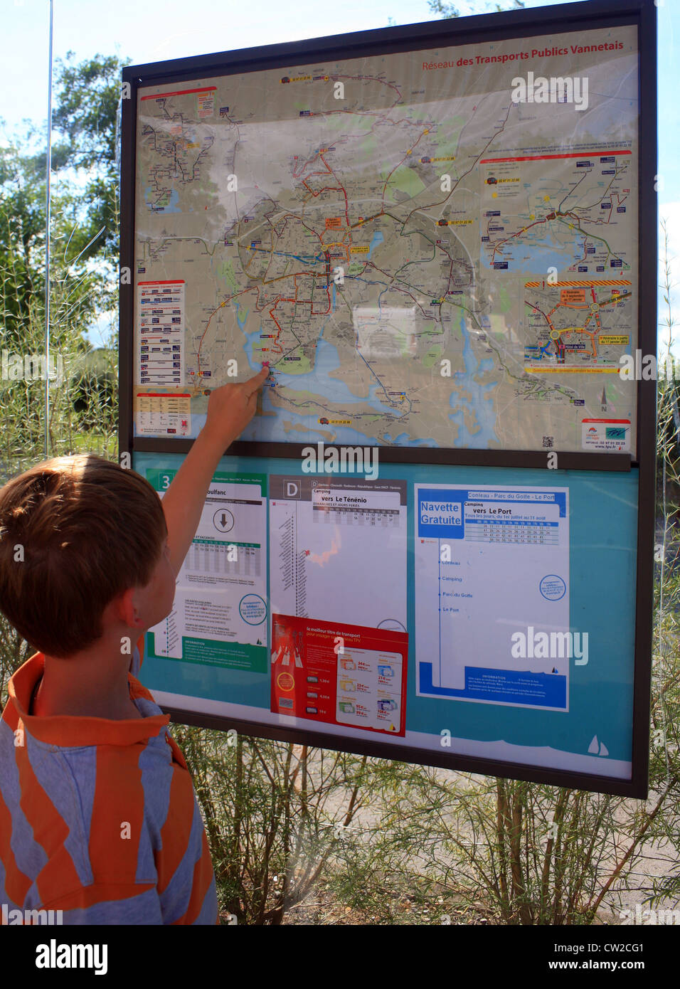 French bus map hi-res stock photography and images - Alamy