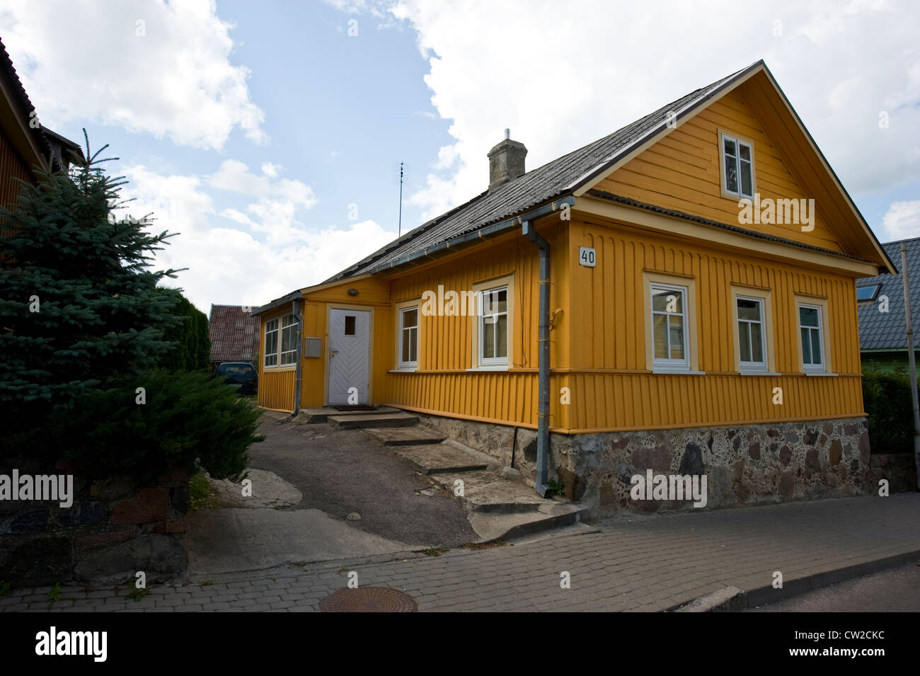 Wooden karaim house hi-res stock photography and images - Alamy