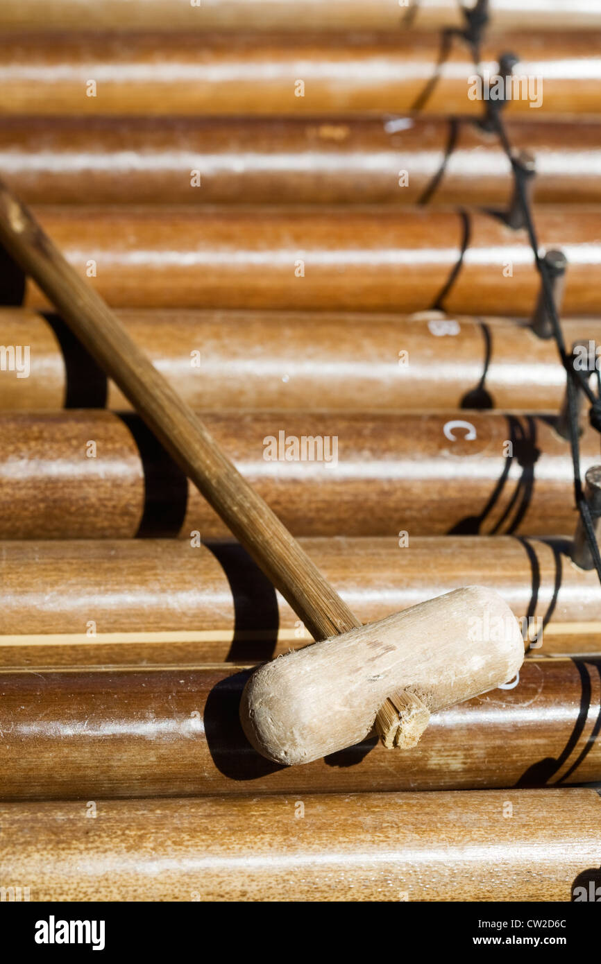 Traditional bamboo xylophone hi-res stock photography and images - Alamy