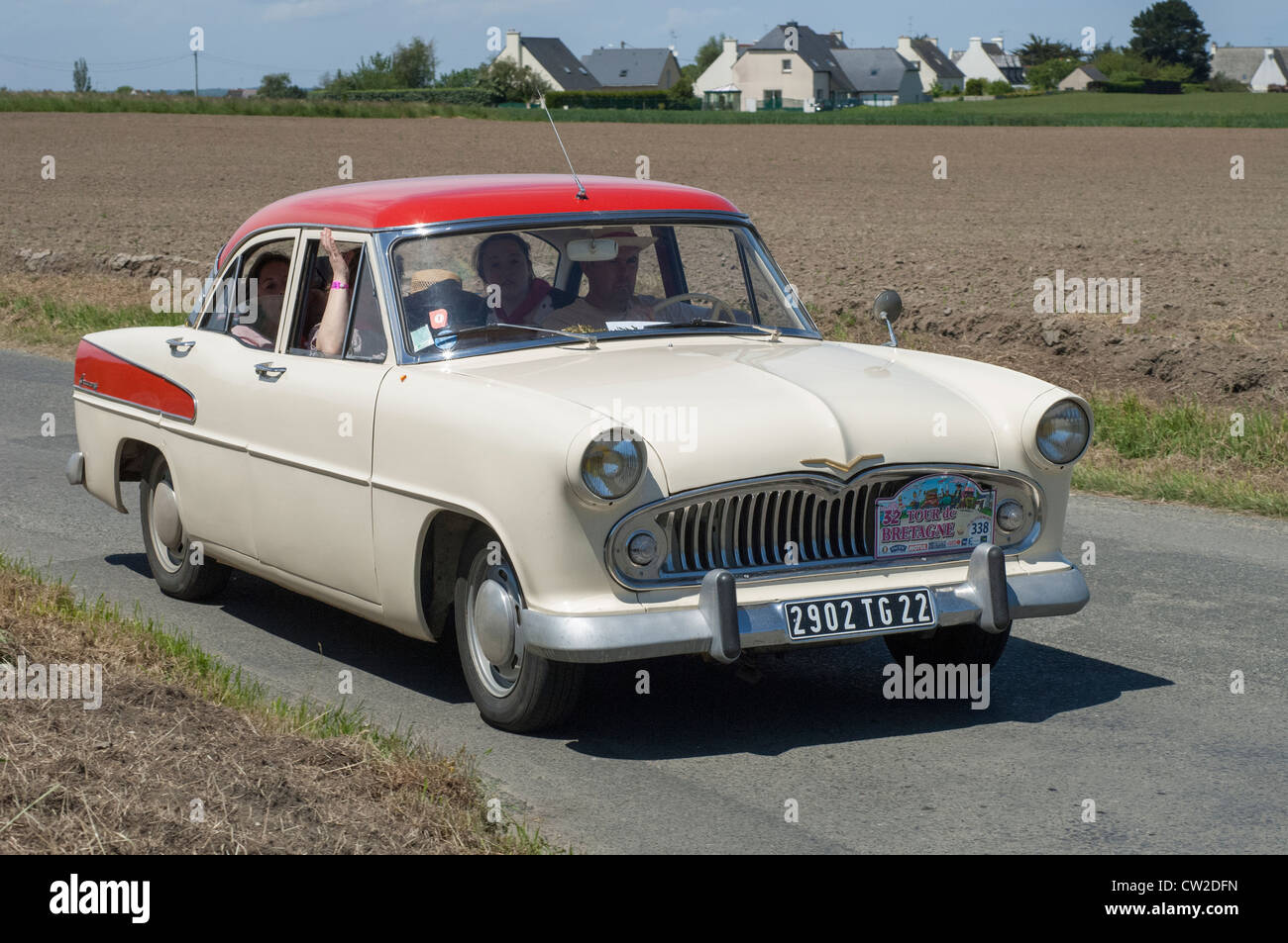 Old french simca car hi-res stock photography and images - Alamy