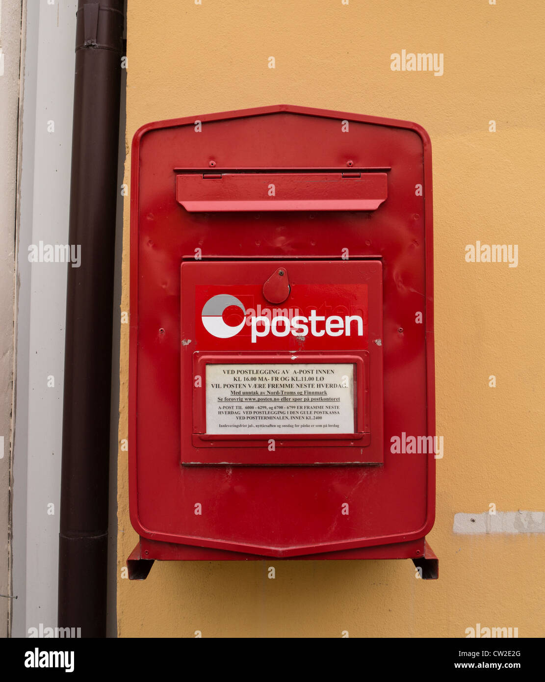 Post box in Alesund Norway Stock Photo - Alamy