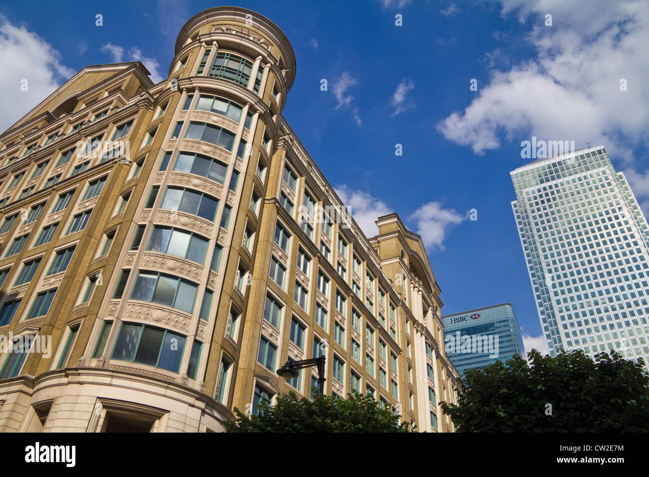 Cabot Square Canary Wharf London England UK Stock Photo - Alamy