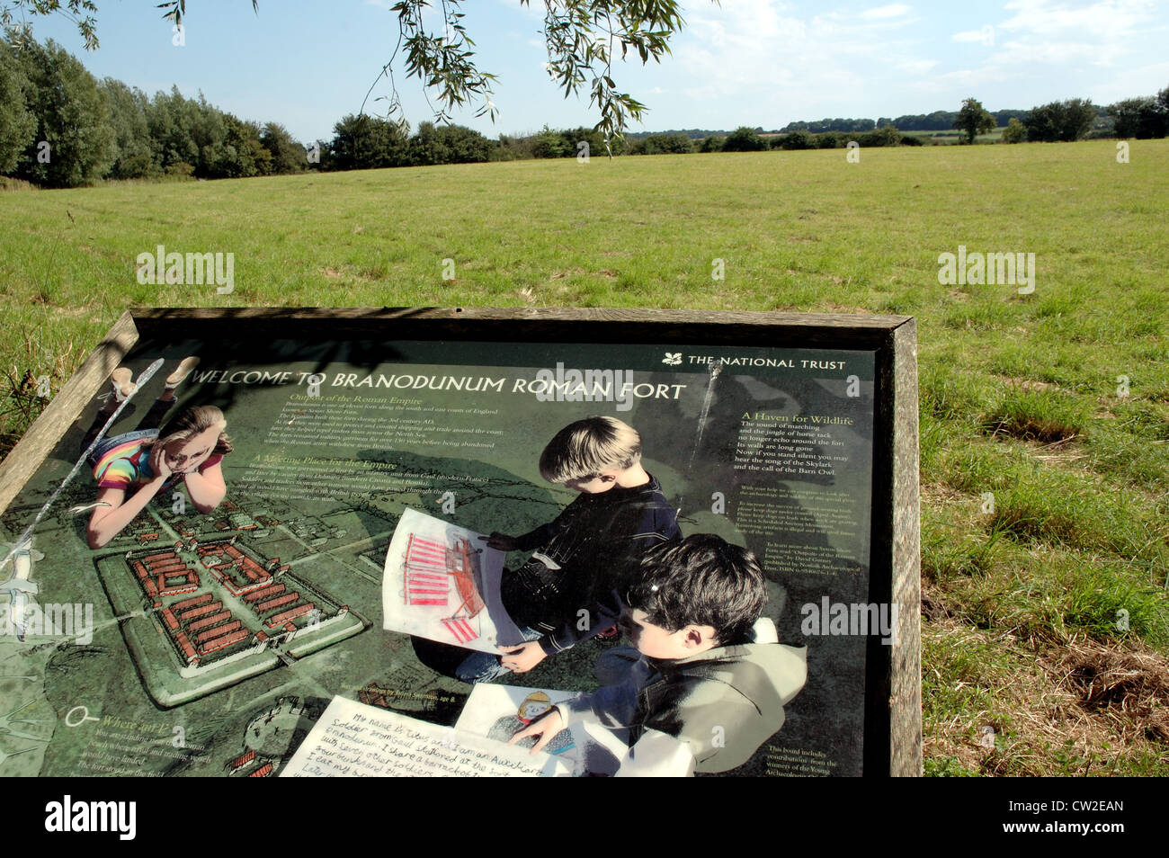 Site of the Roman fort Branodunum, Brancaster, Norfolk, UK Stock Photo ...