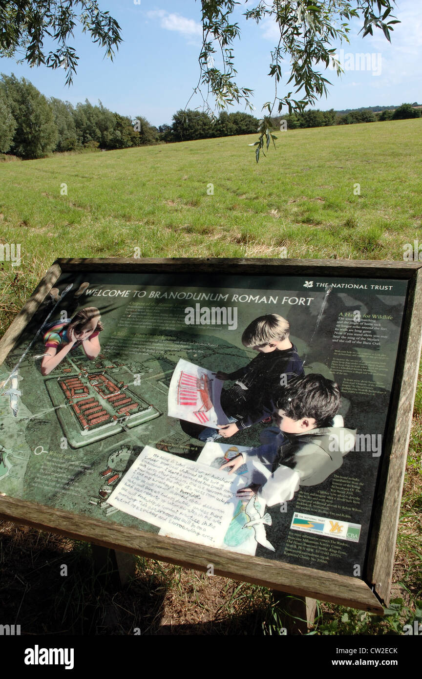Site of the Roman fort Branodunum, Brancaster, Norfolk, UK Stock Photo ...