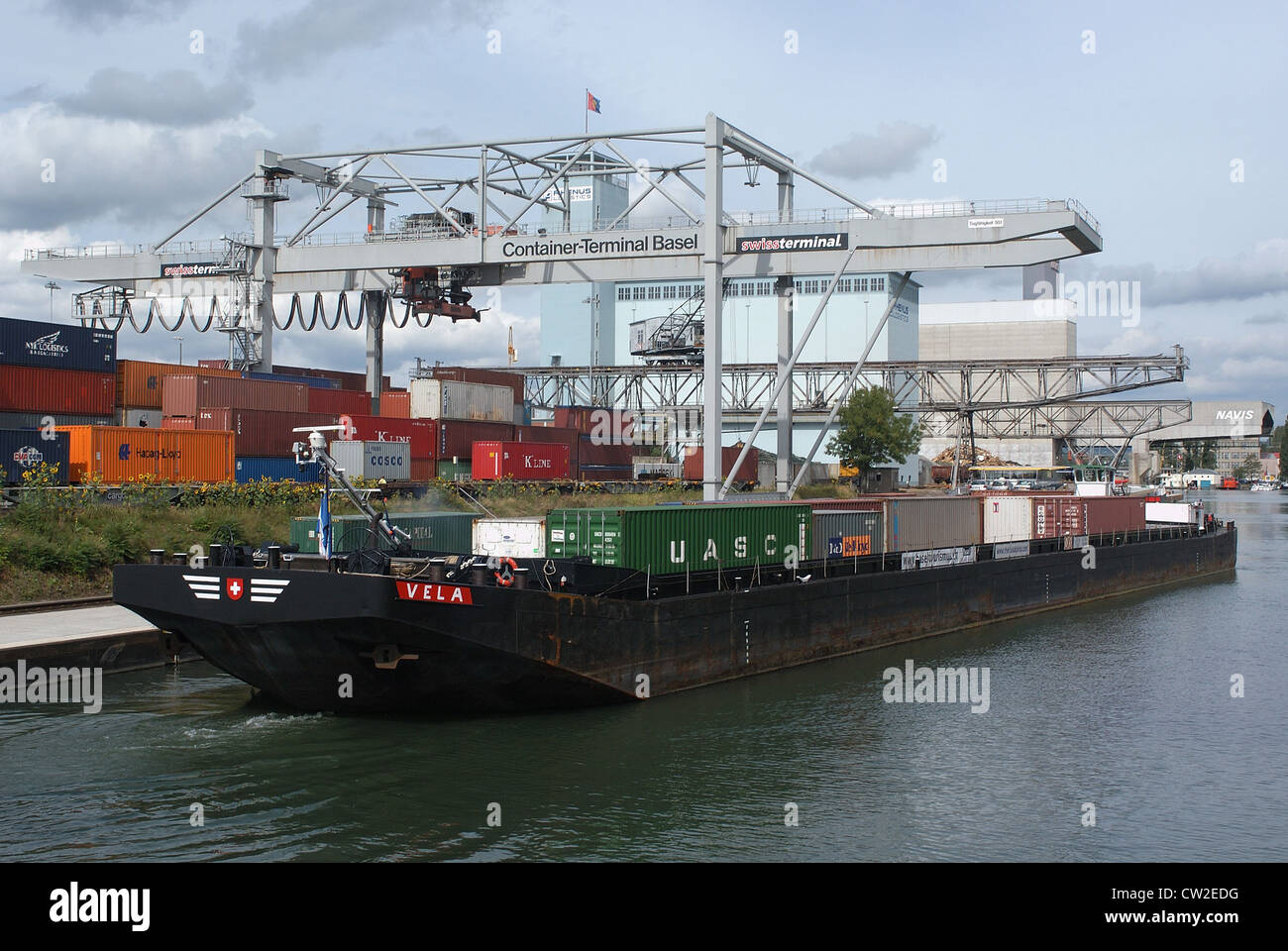 Rhine port basel basel switzerland hi-res stock photography and images ...