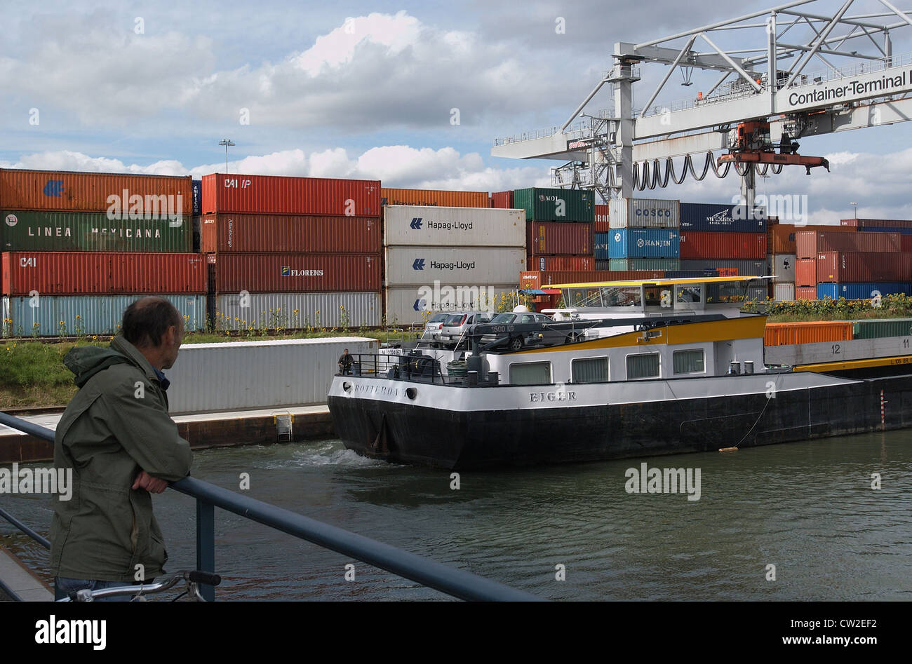 Container terminal basel hi-res stock photography and images - Alamy