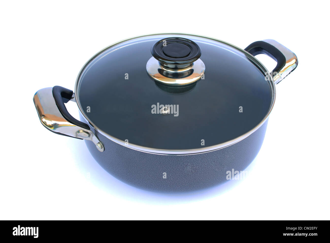 Cooking pot isolated on white background Stock Photo - Alamy