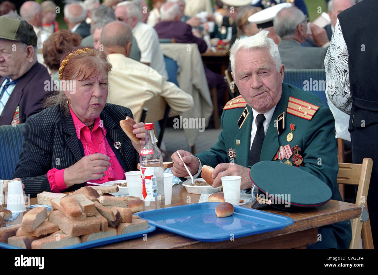 Red Army veterans, Kaliningrad, Russia Stock Photo - Alamy