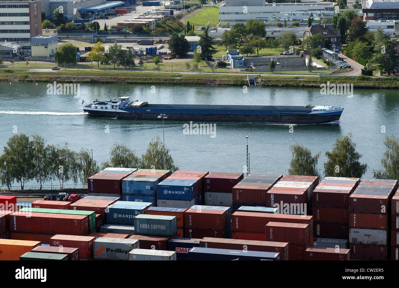 Rhine port basel basel switzerland hi-res stock photography and images ...