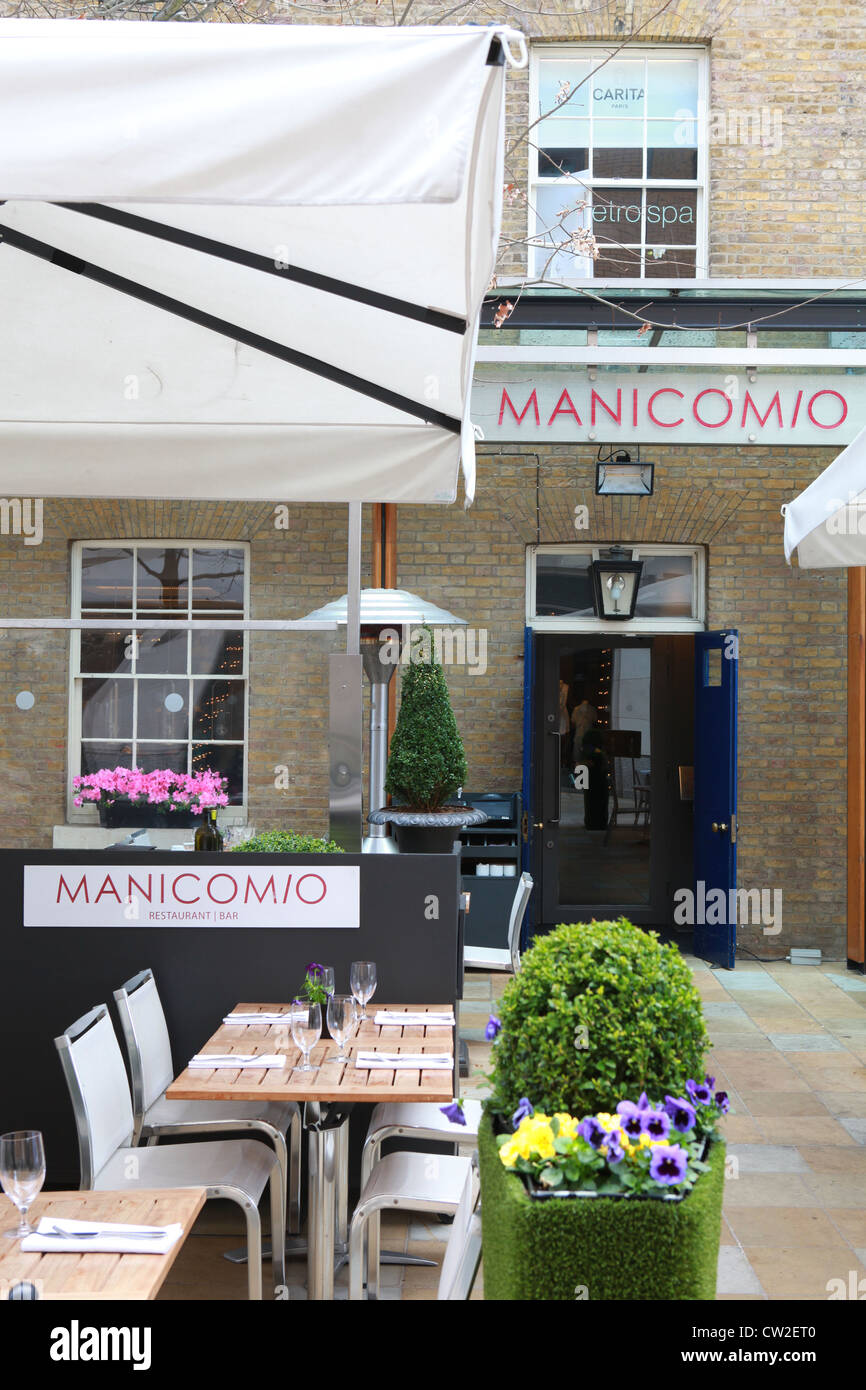 Manicomio restaurant in Chelsea Stock Photo - Alamy