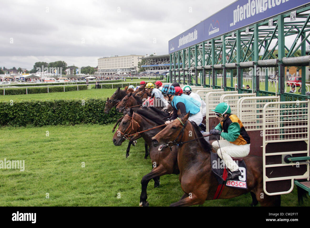 Hamburg, the racecourse in Horn Stock Photo - Alamy