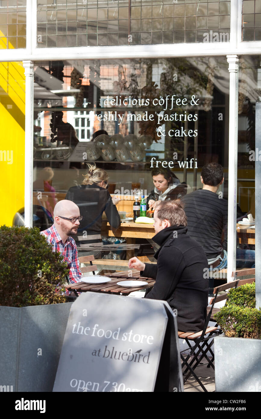 The Bluebird food store, on the King's Road, Chelsea, London. Part of ...