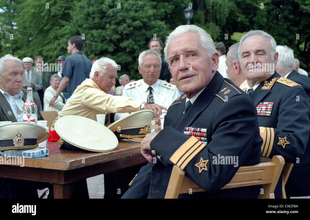 Red Army veterans, Kaliningrad, Russia Stock Photo - Alamy