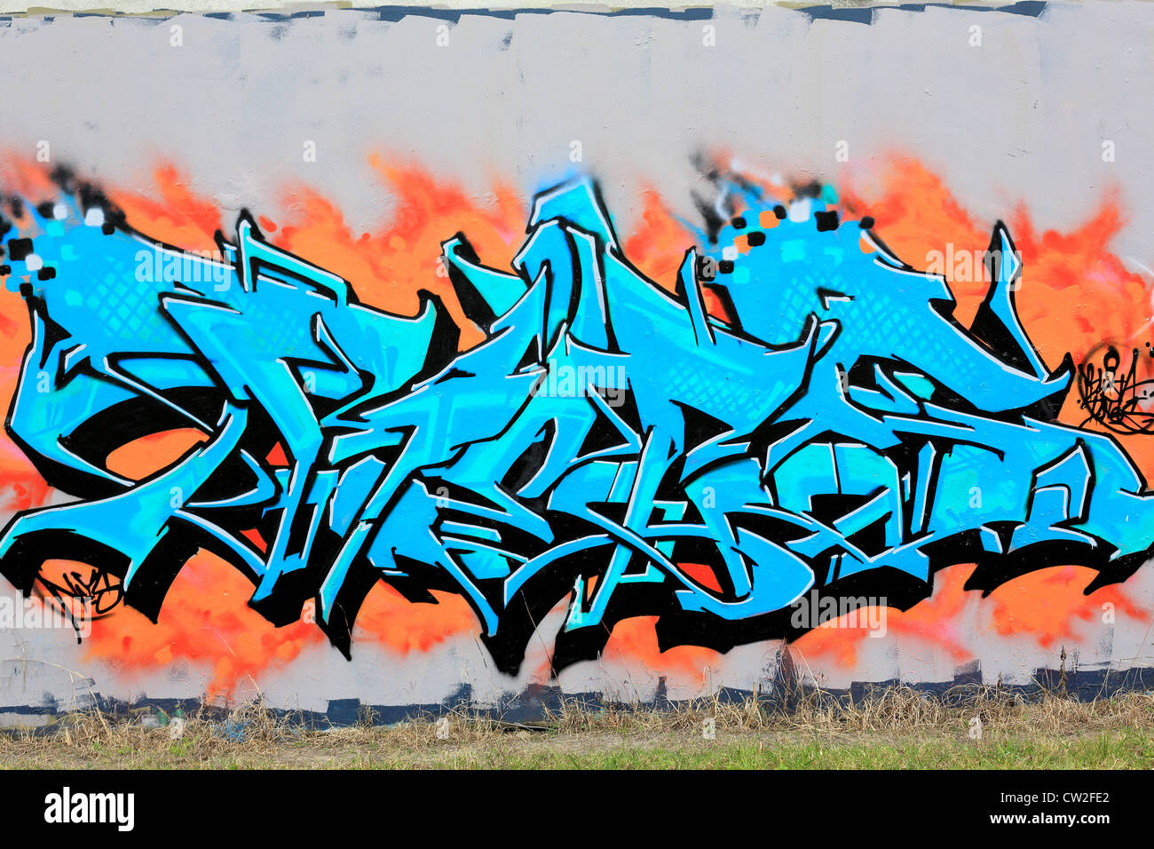 Street art in an allowed area owners of vacant walls encourage street ...