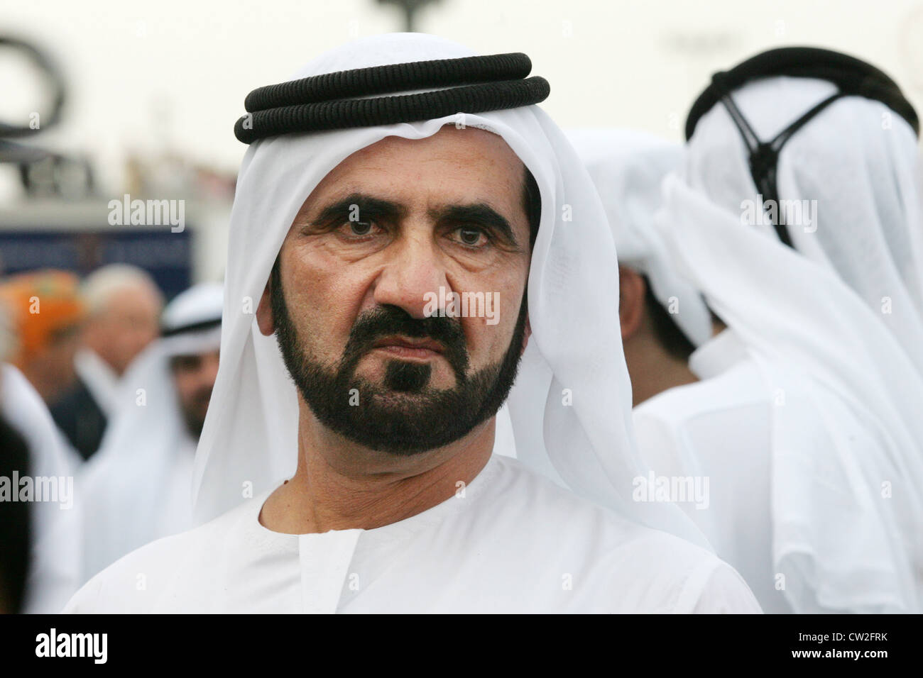 Dubai, H.H. General Sheikh Mohammed bin Rashid Al Maktoum in portrait ...