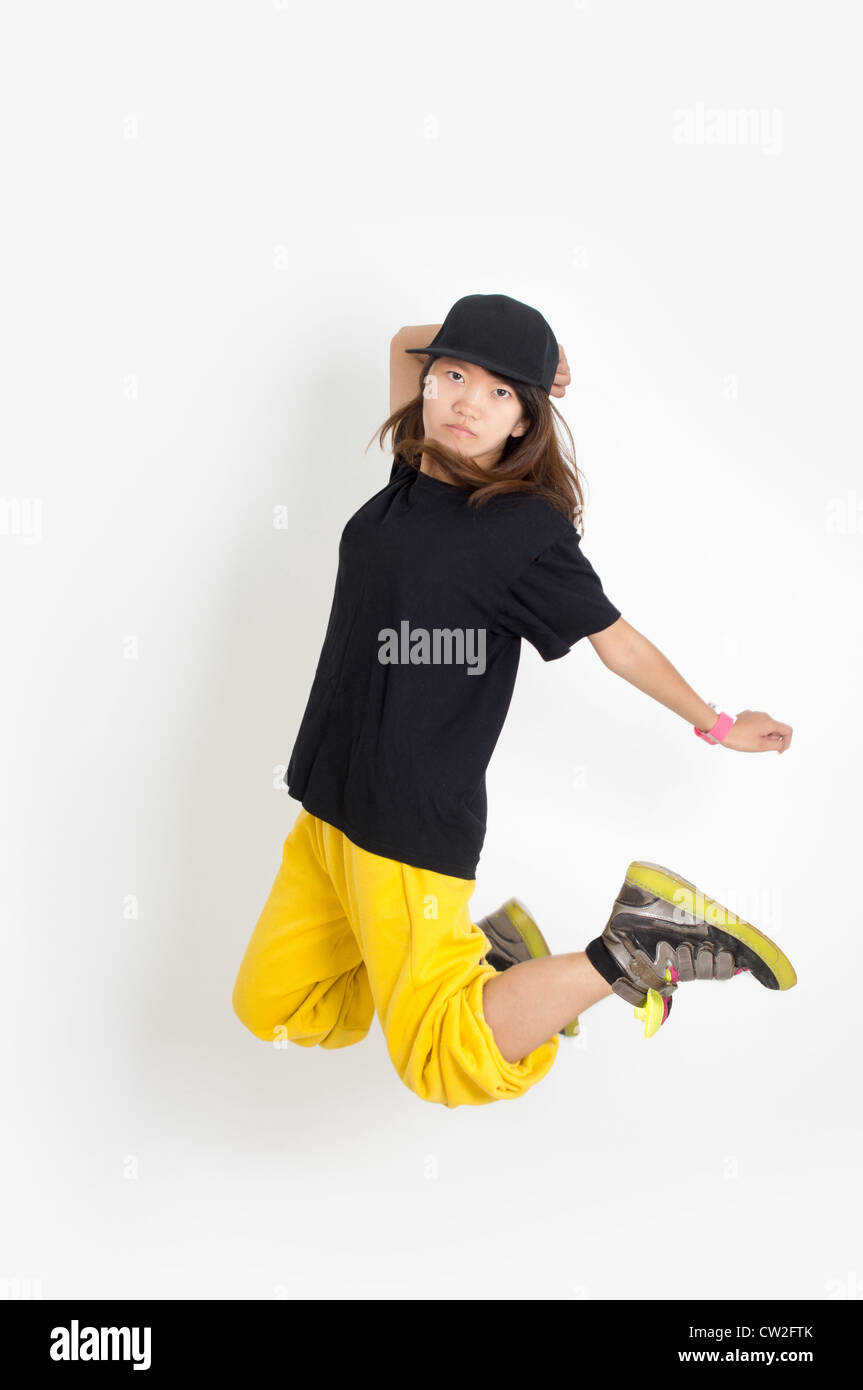 Pretty girls performing hip-hop dance Stock Photo - Alamy