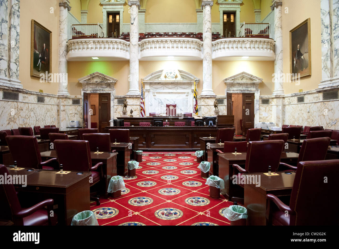 Maryland State House Stock Photo - Alamy