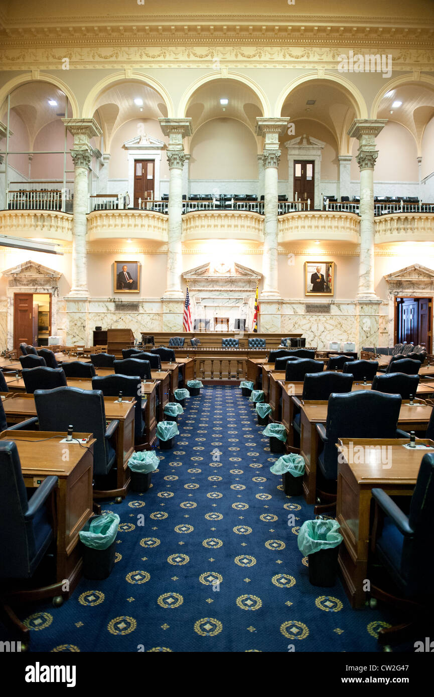 Maryland State House Stock Photo - Alamy