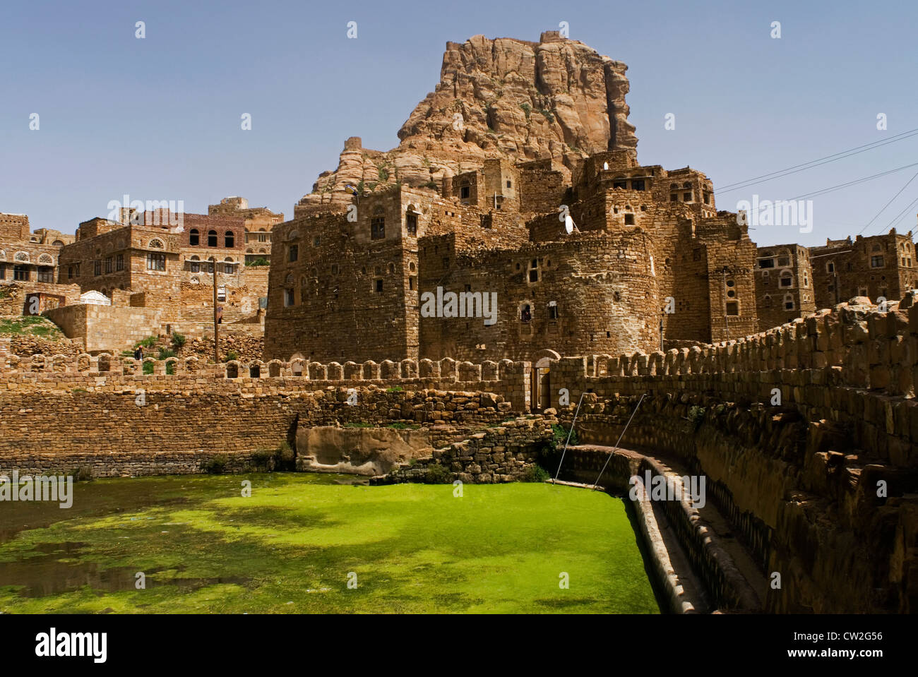 Cistern of Thula, the Highlands region, Yemen, Western Asia, Arabian ...