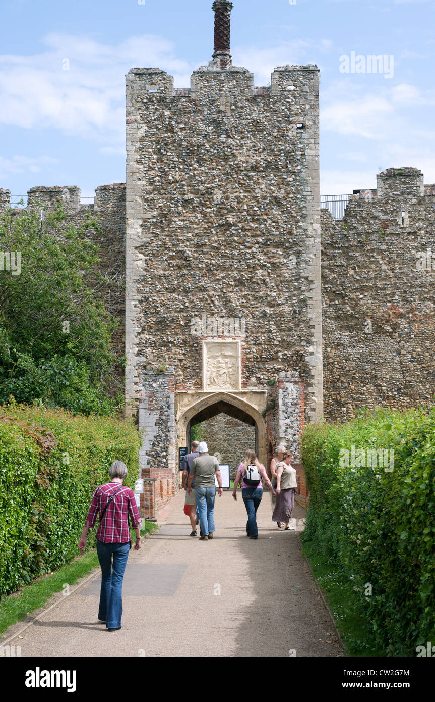 Framlingham castle Suffolk UK Stock Photo - Alamy