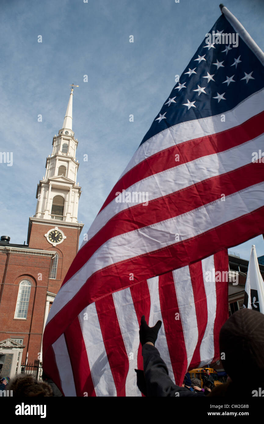 Citizens And The American Flag