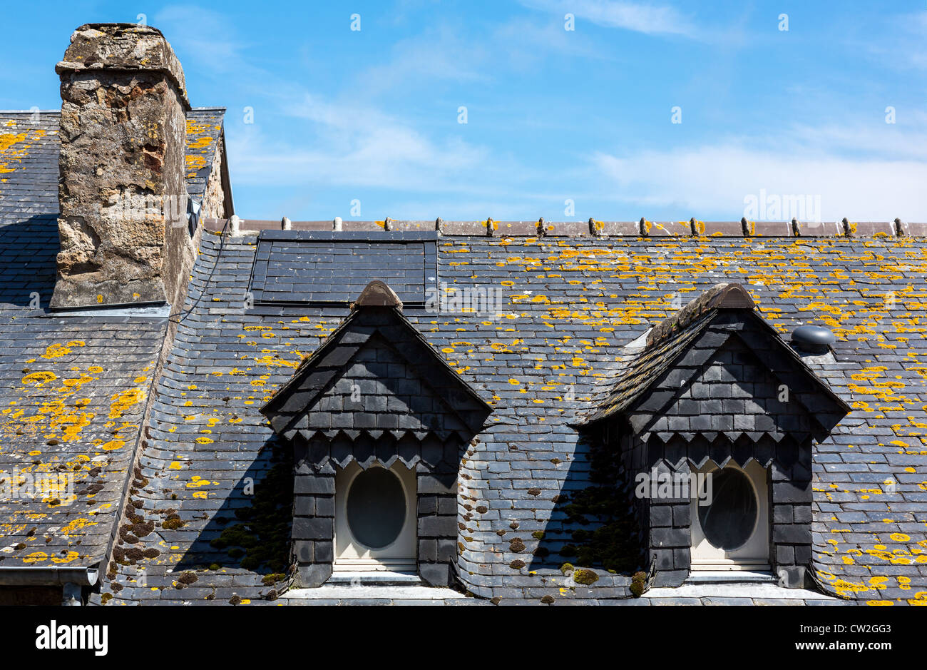 France, Normandy, the medieval village of Mont St Michel Stock Photo ...