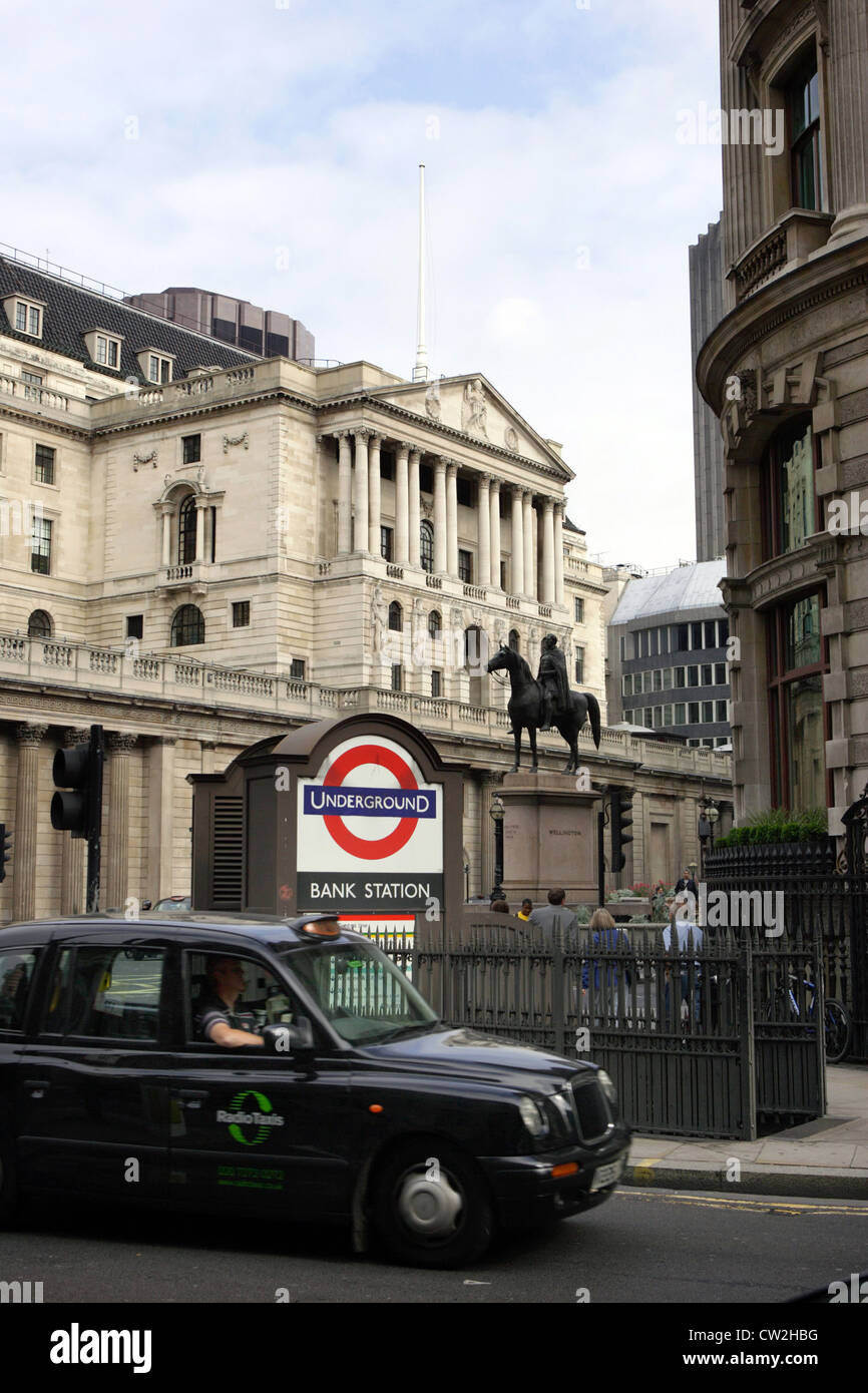 London's financial district, Bank Station Stock Photo - Alamy