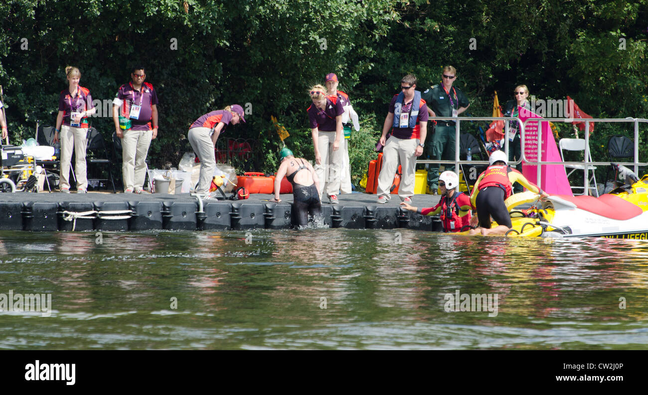 Jessica Roux South Africa leaves Women's 10km open water marathon swim ...